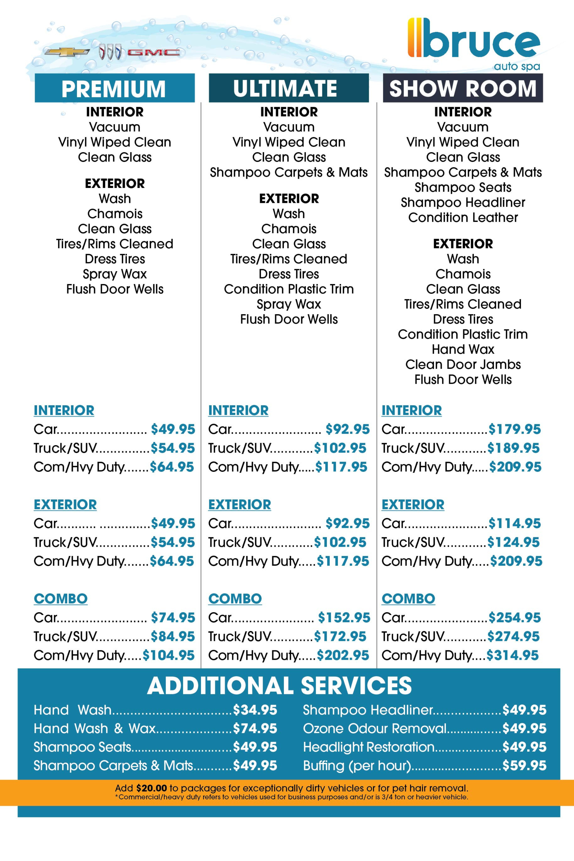 Bruce Auto Spa | Bruce Chevrolet Buick GMC